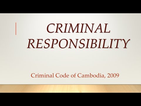 Criminal Responsibility – Lawkh