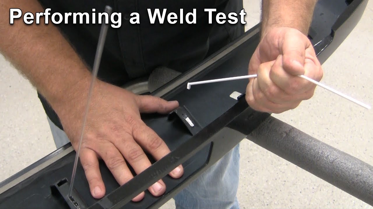 Plastic Identification: Performing a Weld Test