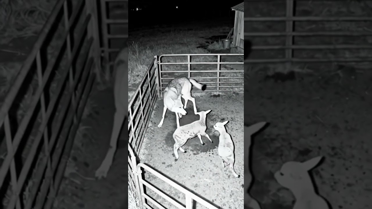 Wolves ran into the sheepfold and ate the sheep #youtubeshorts #bear #aimonster #animals #wildlife