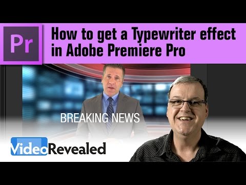 How to get a Typewriter Effect Premiere Pro