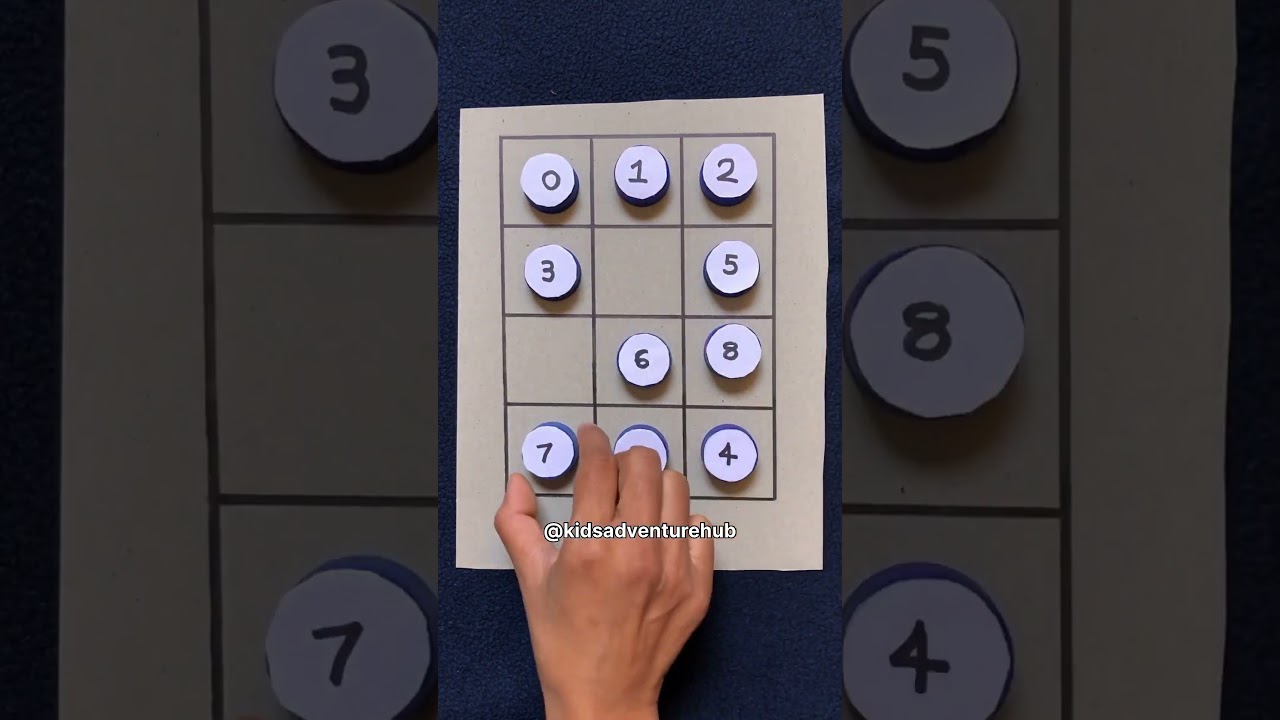 Number sequence game…. #trending #toddlerfunlearning #fun #funlearningactivities #game #IndoorGame