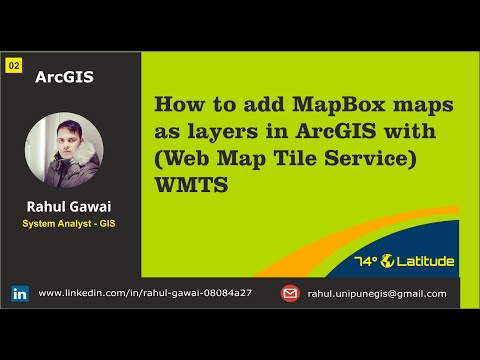 How To Add Mapbox maps as layers in ArcGIS with WMTS (Web Map Tile Service)