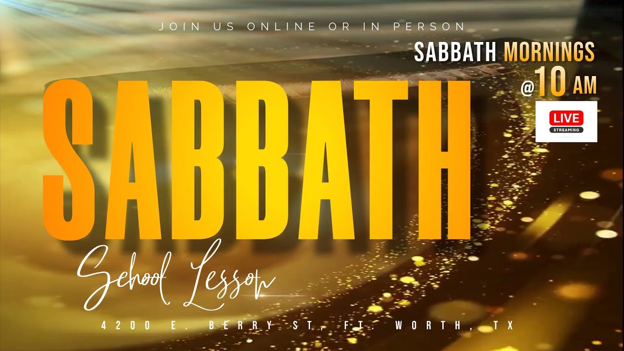 Sabbath School Lesson Study Qt.2 Lesson #6 5-9-26