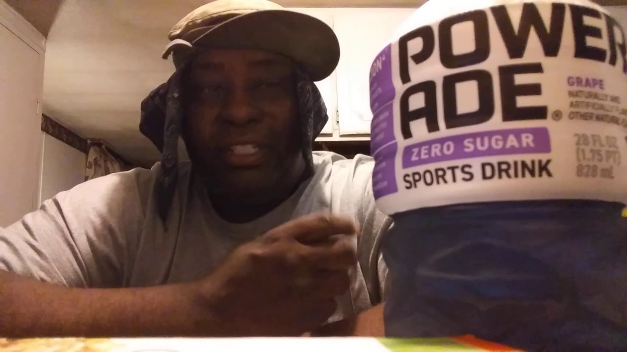 Powerade zero grape drink review
