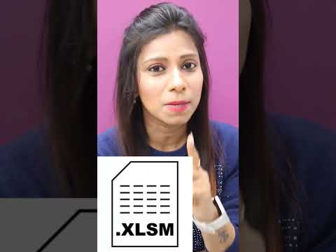 Macros In excel | What does .xlsm excel Extension File means? #excel #viral #trending #youtubeshorts