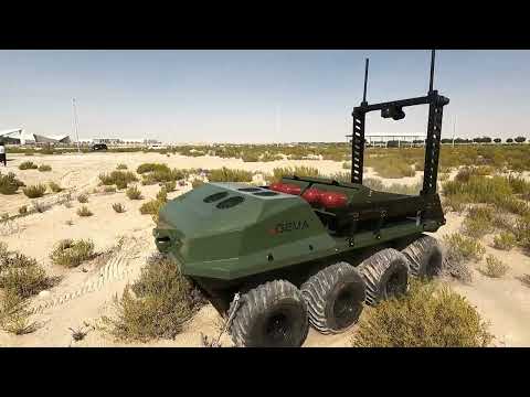 AGEMA UGV WarbleFly Multi-Launcher