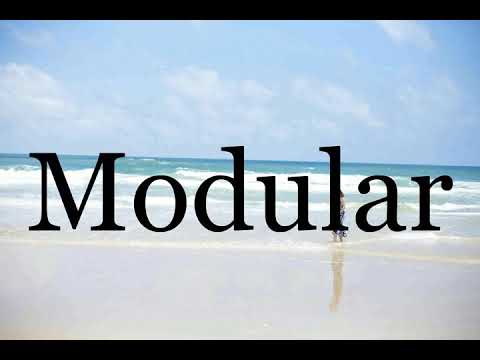 How To Pronounce Modular🌈🌈🌈🌈🌈🌈Pronunciation Of Modular