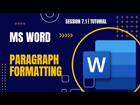 Paragraph Formatting in MS Word - Part 1 - Paragraph in Microsoft Word - MS Word Paragraph Alignment