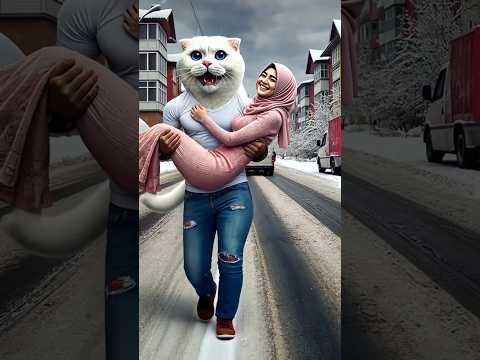 Adek ayah pulang bawa cewek cantik #funny #kucing #cat #animation #cartoon #comedy #cats #shorts