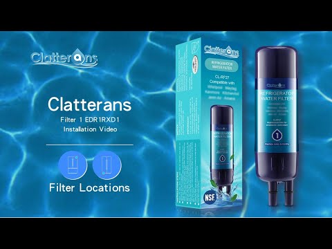 💧 How to Install the Replacement for Filter 1 EDR1RXD1