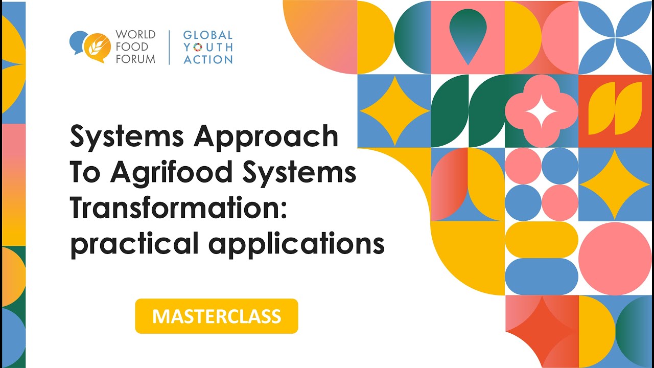 WFF Masterclass: Systems Approach to Agrifood Systems Transformation: practical applications