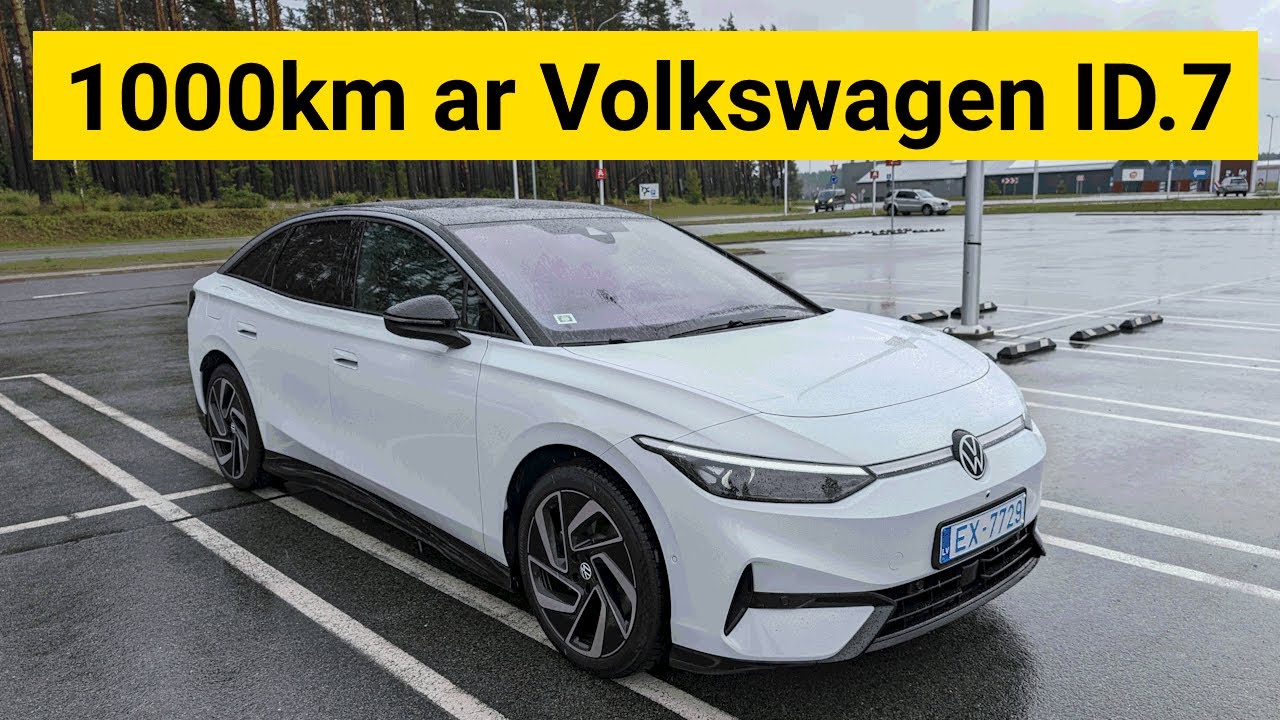 1000km brauciens ar Volkswagen ID.7 elektroauto (video) | Kursors.lv