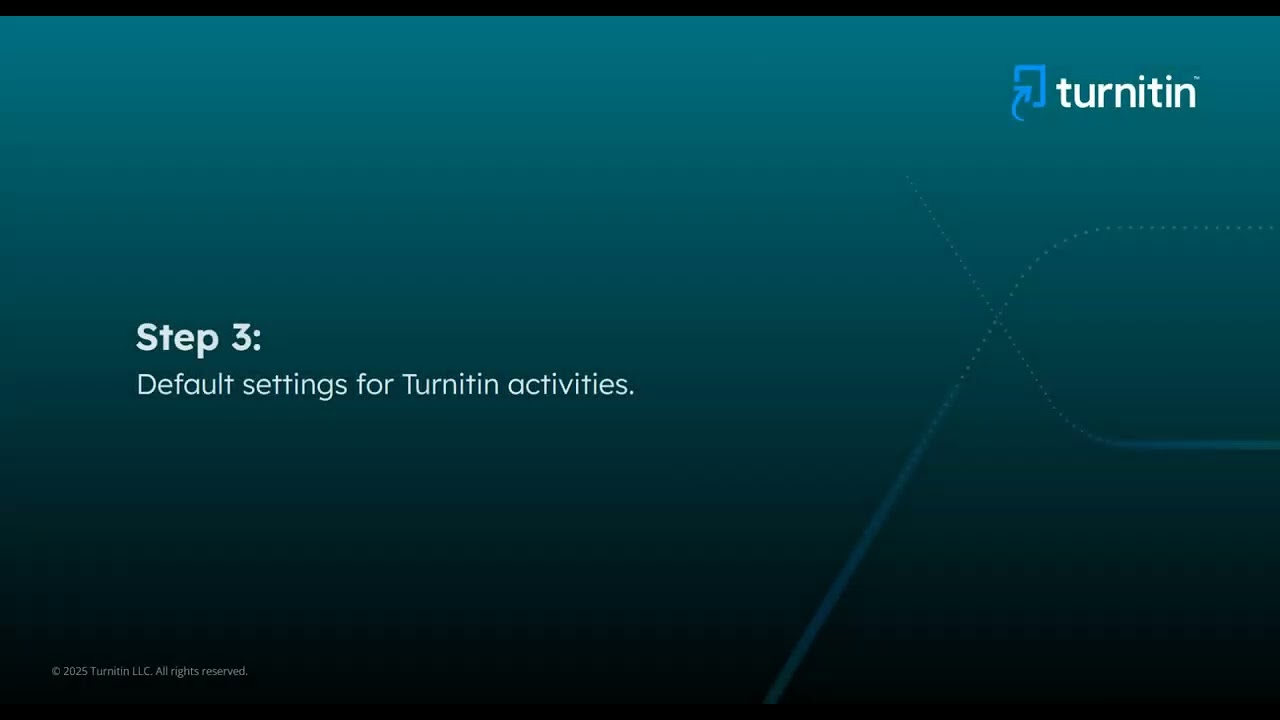 Moodle integration using the Turnitin Plagiarism Plugin