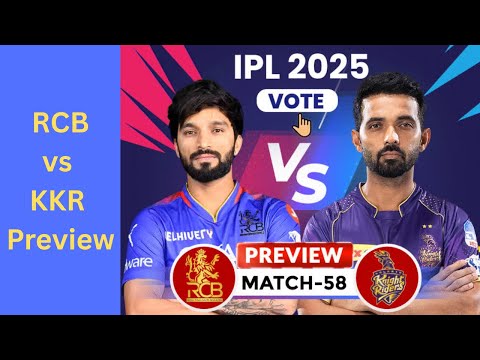 RCB vs KKR Preview | #RCBvsKKR2025 #RCBvsKKRPrediction #ipl2025 #iplpreview #pratyushnews