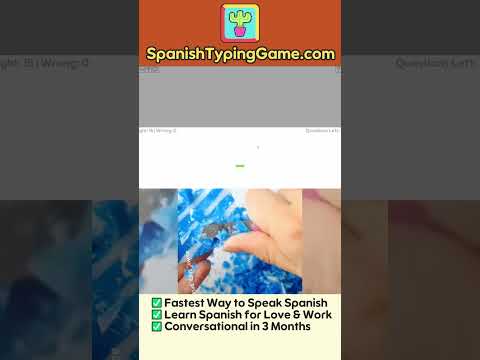 Spanish Typing Game Learn Spanish for Beginners App