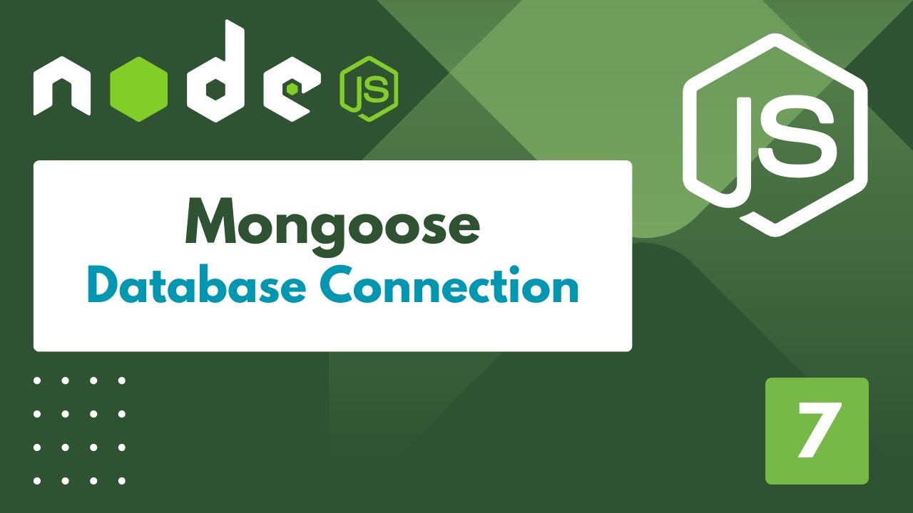 Node.js Tutorial-7: Mongoose Database Connection Made Easy | time2code 🚀