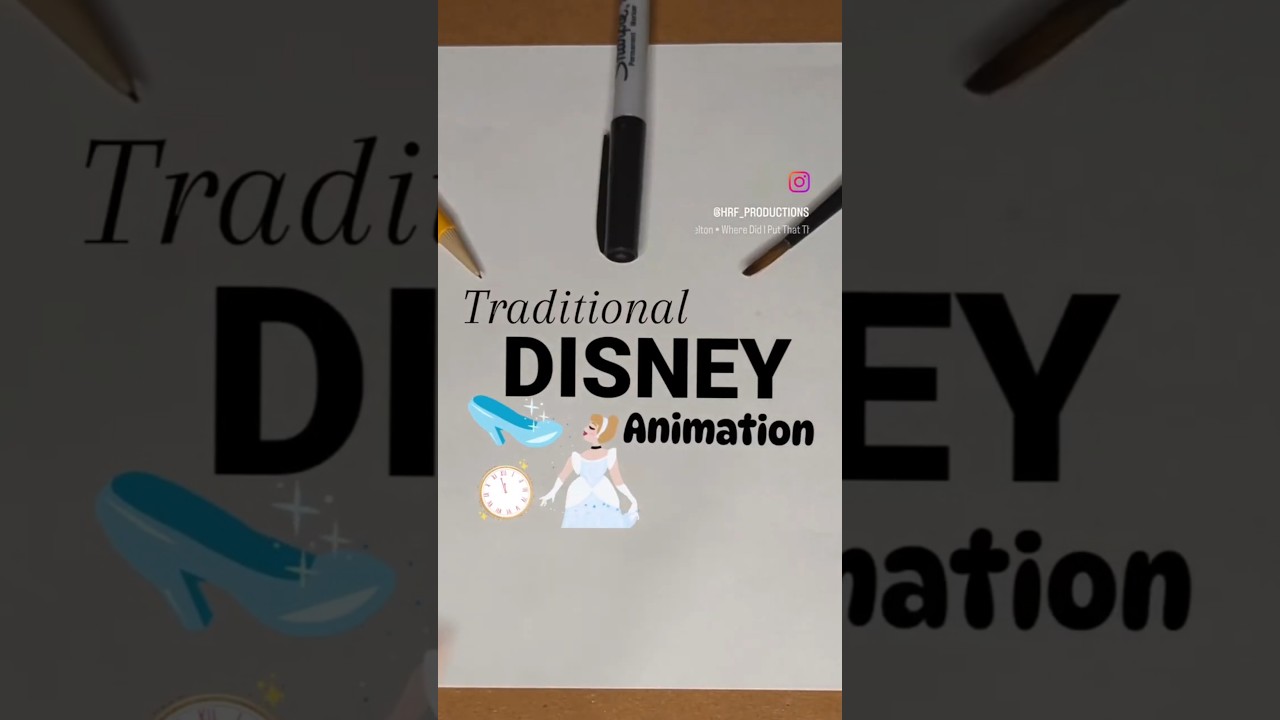 2D Disney Animation ✨✍️🏰 #disneyanimation #disney #womensday #internationalwomensday #cinderella