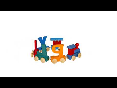 Wooden train letters - PLAY