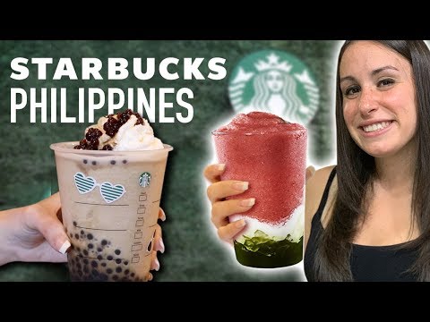 CRAZY STARBUCKS DRINKS 🍹in the Philippines!!