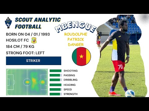 MBENGUE ROUDOLPHE PATRICK DANGER ( 2024 - 2025 ) ( STRIKER - HOSILOT FC TAJIKISTAN )