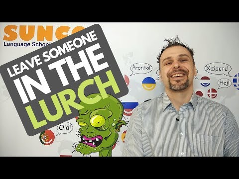 idioms 101 - leave someone in the lurch