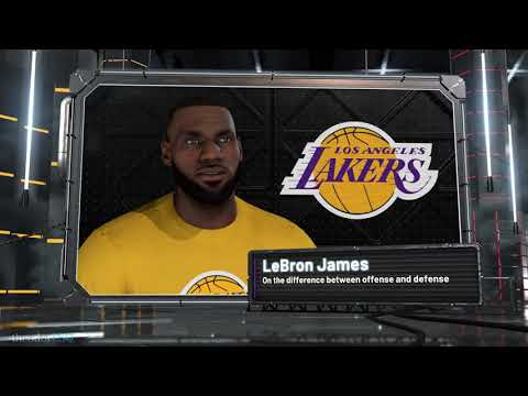 LeBron James ...on the difference between offense and defense! | Highlight Clips | NBA 2K22