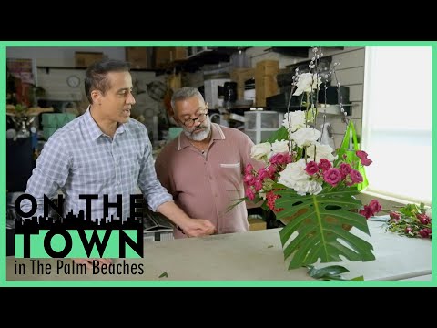 Designing Beautiful Floral Centerpieces | On the Town in the Palm Beaches