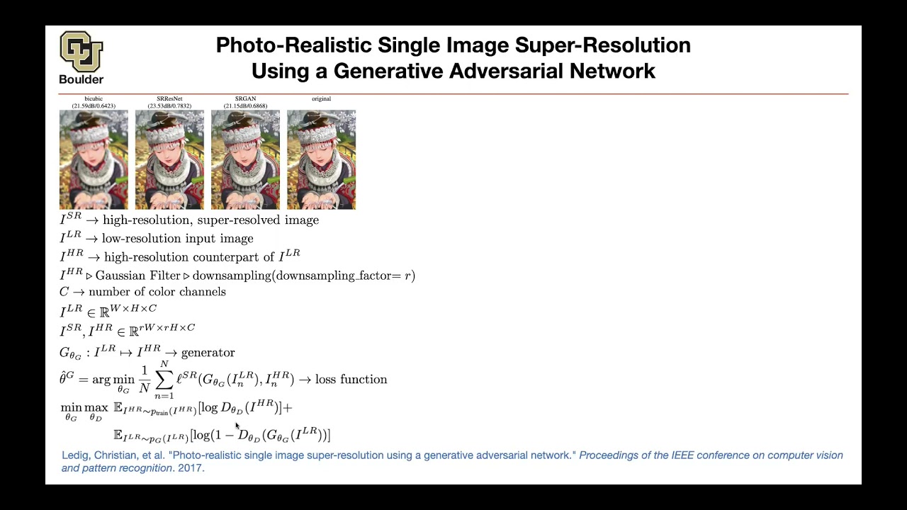 Single Image Super-Resolution Using GANs | Lecture 68 (Part 2) | Applied Deep Learning