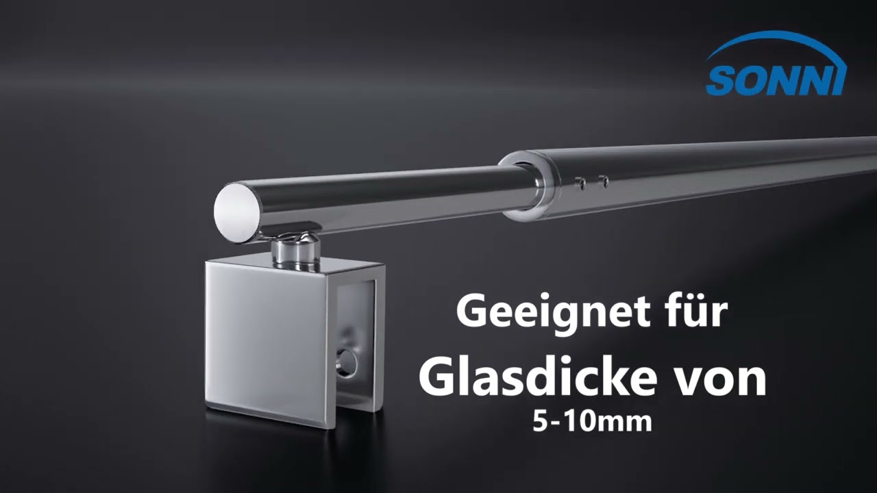 SONNI Duschwand Stabilisierungsstange