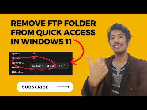 Remove FTP Folder From Quick Access in Explorer Windows 11