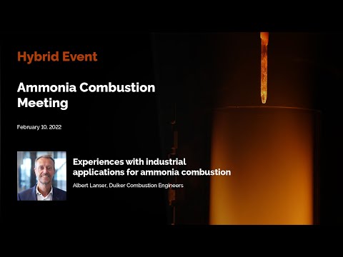 Experiences with Industrial applications for ammonia combustion | Ammonia Combustion Meeting, 2022