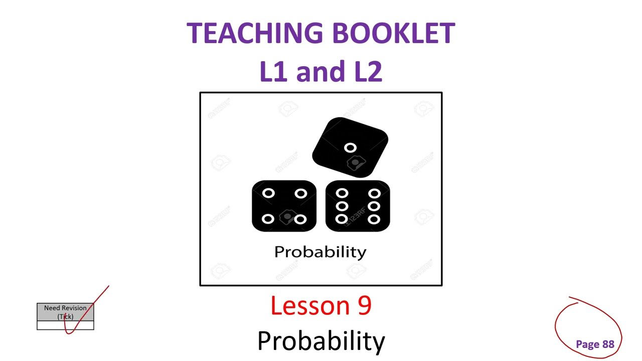 9.  Lesson 9-Probability-TEACHING BOOKLET