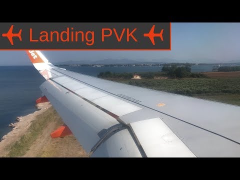 Full Landing at Aktion / Preveza (flight from Berlin Tegel)| easyJet | TXL - PVK |U25951| Runway 07L