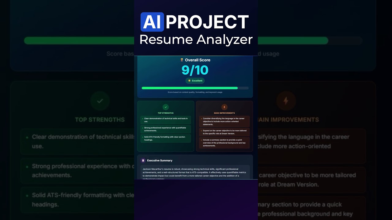 Build an AI Resume Analyzer with React, Tailwind and Puter.js #react #aiapp #css #coding #web #js
