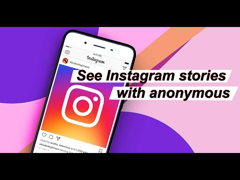 See Instagram stories anonymous