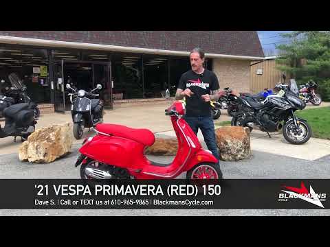 2021 Vespa Primavera 150 (RED) Edition Overview - 610-965-9865