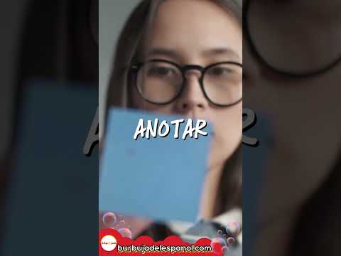 ✍️ Verbos para escribir como un nativo: ESCRiBIR