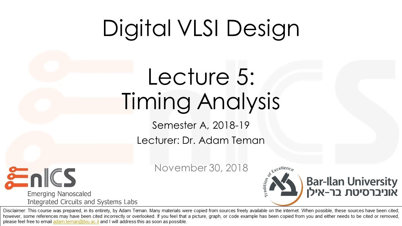 DVD - Lecture 5: Timing (STA)