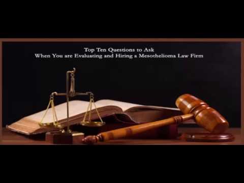 MESOTHELIOMA LAW FIRM Education