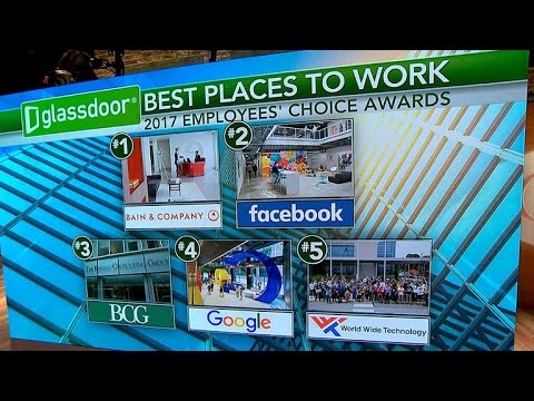 Glassdoor reveals list of best employers for 2017