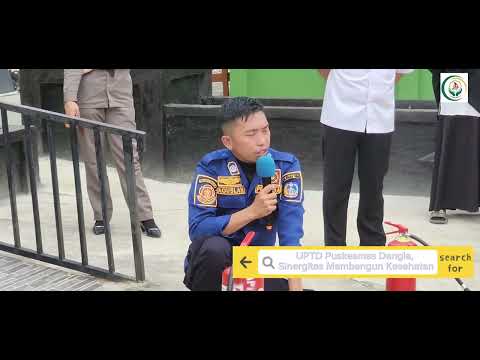 Simulasi APAR (Alat Pemadam Api Ringan) UPTD Puskesmas Dangia