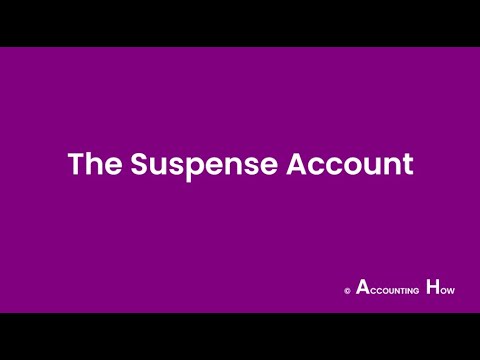 The Suspense Account