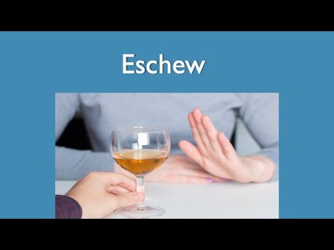 Eschew meaning