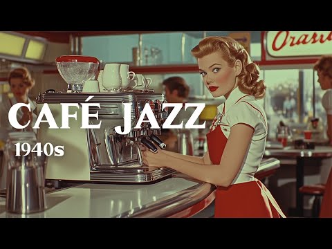 Retro Café Shop Jazz | Soft & Warm 1940s Jazz Music for a Cozy Day