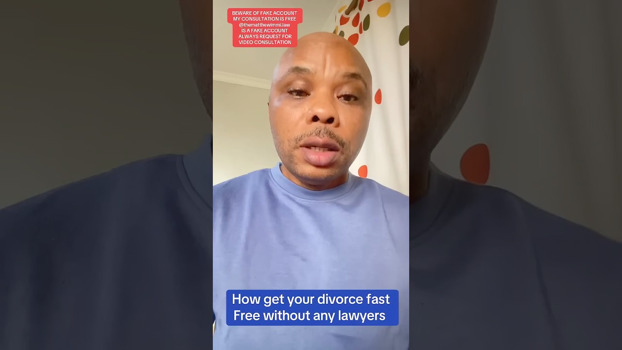 How to get your divorce fast free without any lawyer #divorce