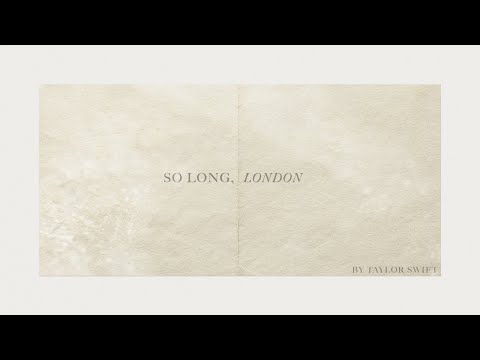 Taylor Swift - So Long, London (Lyrics) | Vídeo Musical, Letra de la ...