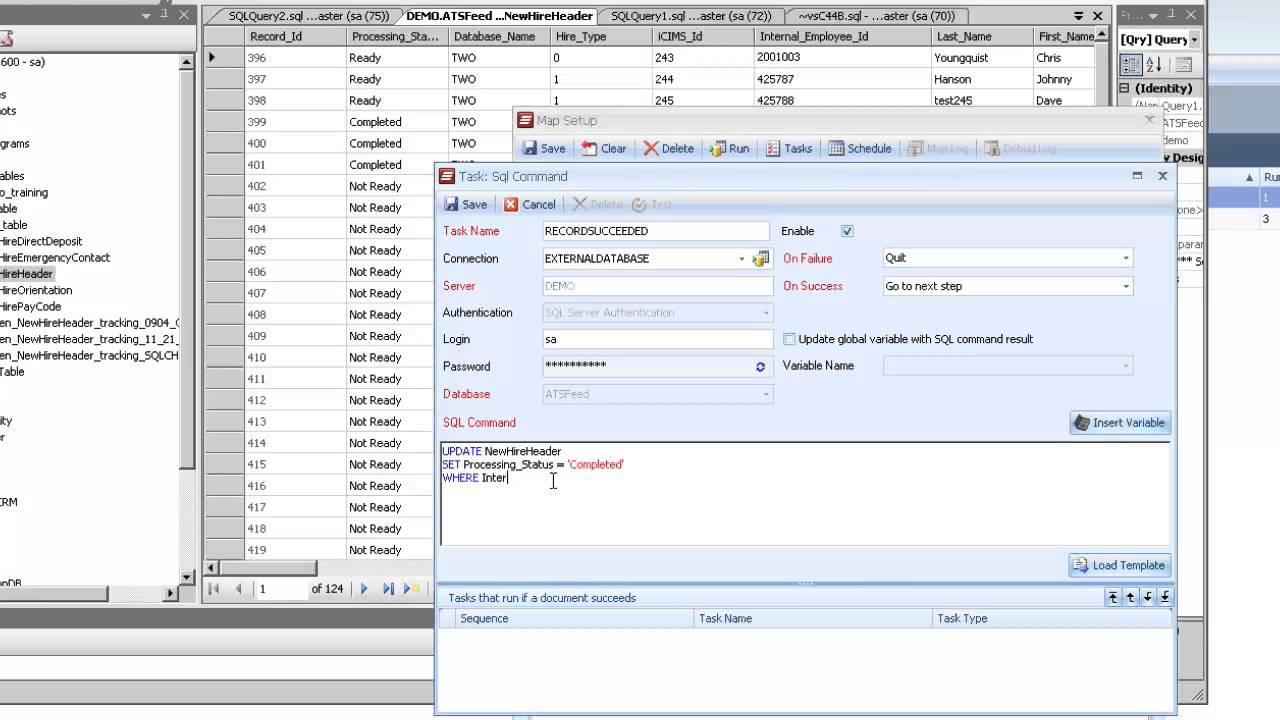 SQL Task Example - SmartConnect