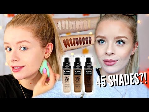 NYX CAN'T STOP WON'T STOP FOUNDATION!! WORTH THE HYPE?! 10 HOUR WEAR TEST | sophdoesnails