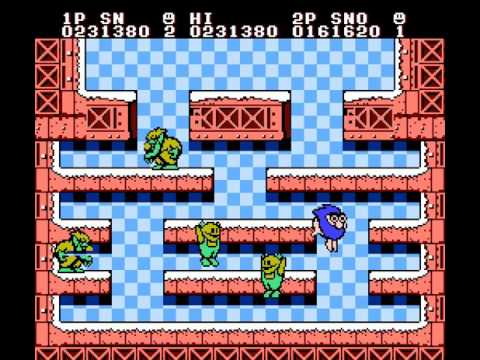 Snow Bros. NES 2 player Netplay 60fps
