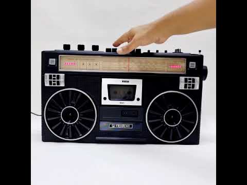 Vintage Trident CX-449F Boombox Ghettoblaster Stereo Radio | Reverb